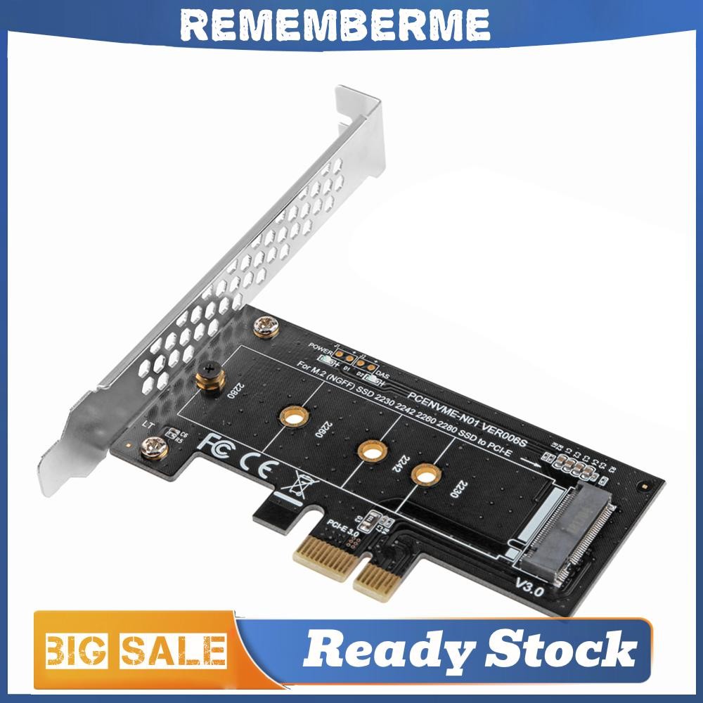 อะแดปเตอร์แปลงช่องเสียบการ์ด PCI-E 3.0 x4 เป็น M.2 และ brack โปรไฟล์ ...