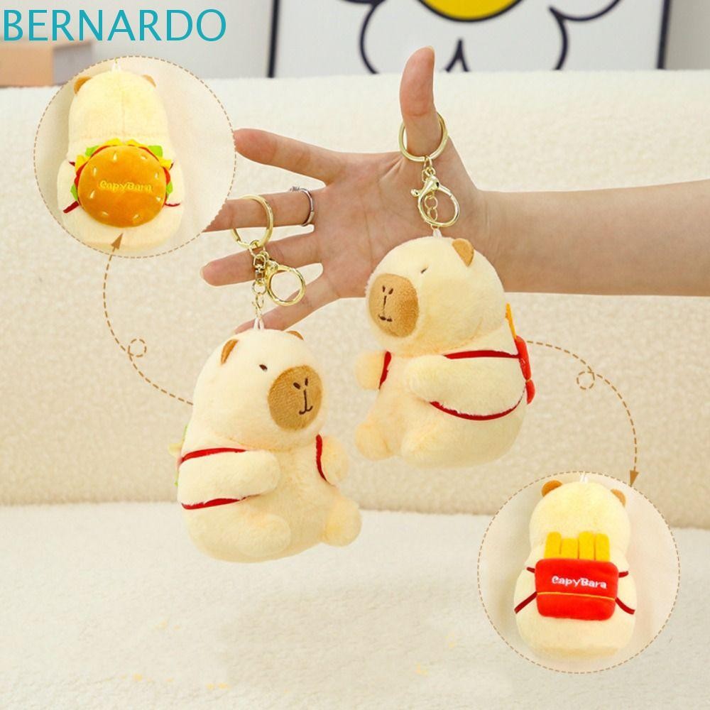 Bernardo Capybara Plush Key Chain, Fluffy Soft Plush Kapibara Key แหวน ...
