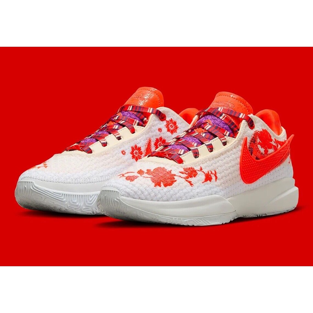 ใหม่ Nike Lebron XX PRM 20 Guava Ice Mens Size US 9 รองเท้าบาสเก็ตบอล ...