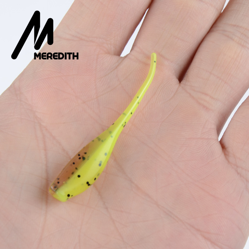 Meredith เหยื่อตกปลา 50 ชิ้น 5 ซม. 1 กรัม STINGER SHAD เหยื่ออ่อนพลาสติก LURES PREDATOR PIKE ...