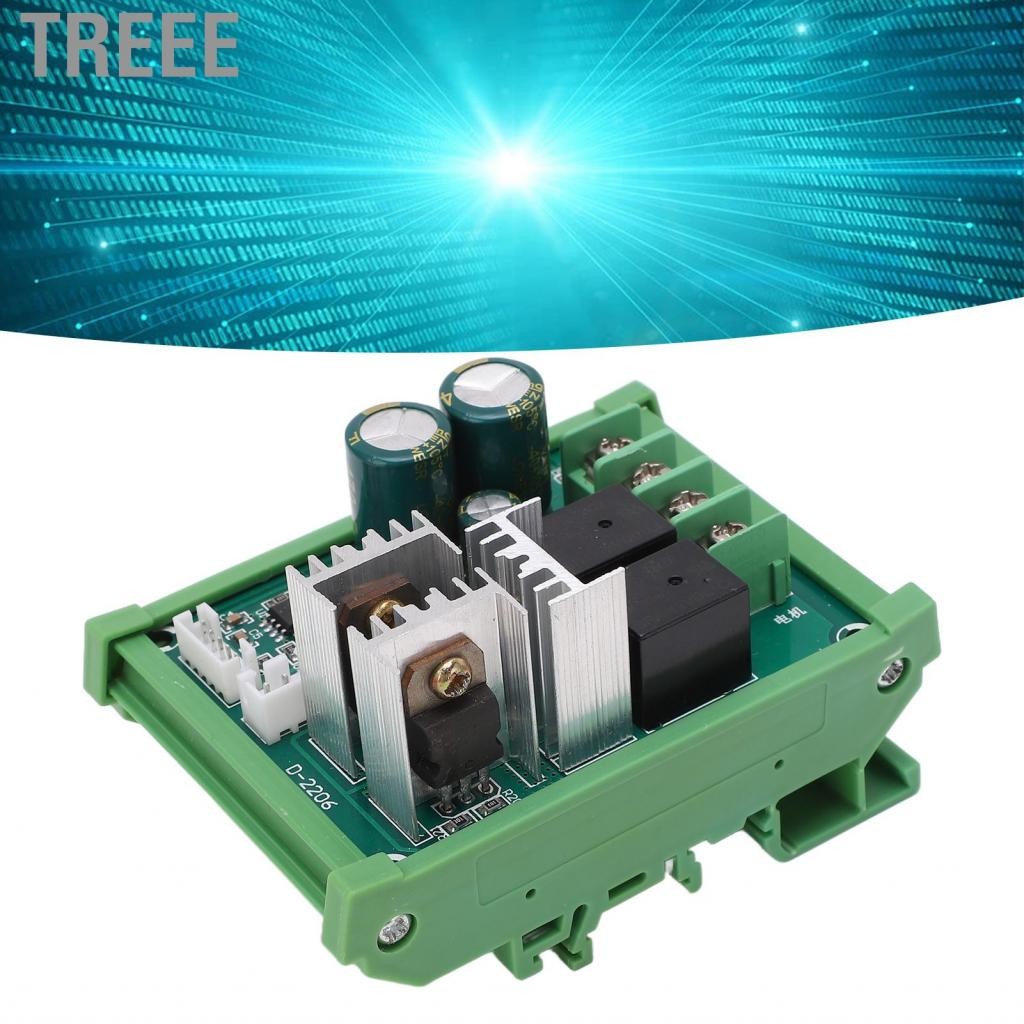 Treee โมดูลผู้ควบคุมมอเตอร์กำลังสูง PWM ตัวควบคุมความเร็ว DC ราง DIN | Shopee Thailand