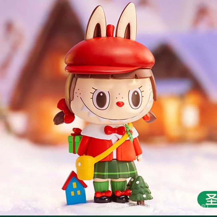 ของแท้ popmart labubu labubu และชุดคริสต์มาส Blind Box Trendy Handmart ...