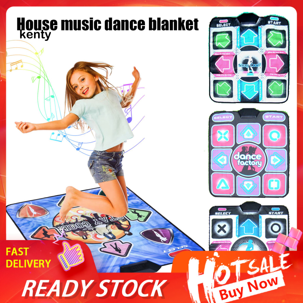 Kt * Dance Step Mat Pvc Dance Mat สําหรับเด็กผู้ใหญ่กันน้ํา ...