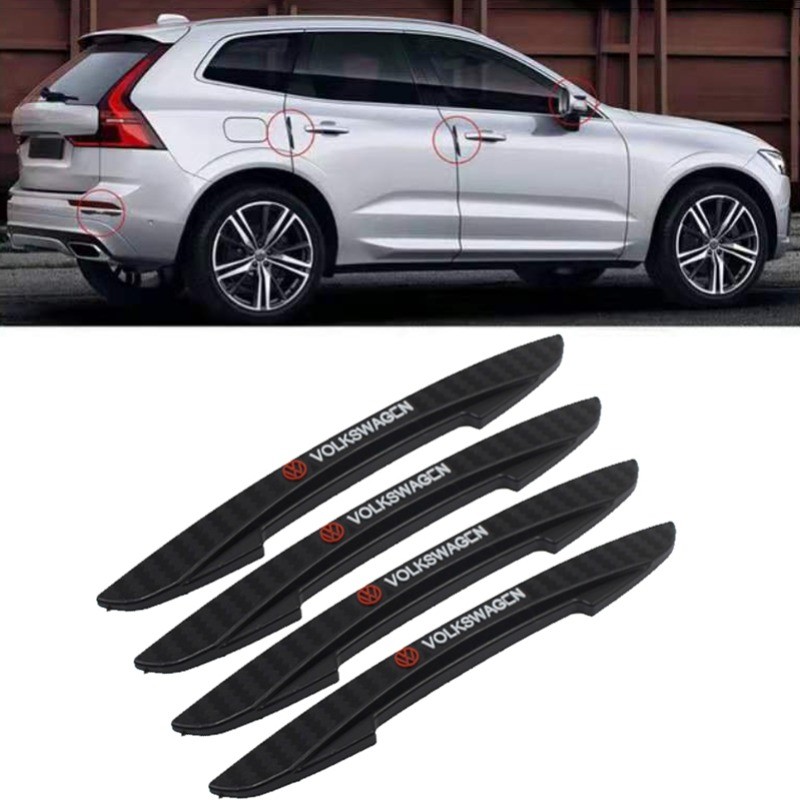 ยางรถสติกเกอร์ด้านข้างแถบกันชน Decals สําหรับ Volkswagen VW Passat POLO ...