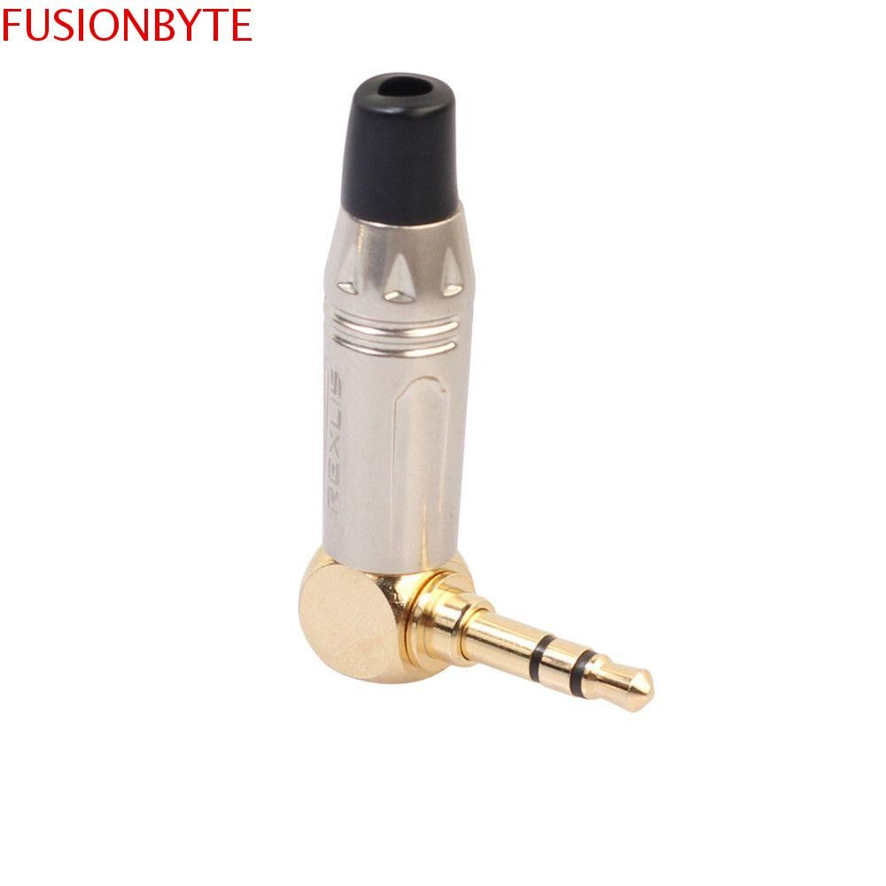 FUSIONBYTE อะแดปเตอร์เสียงคุณภาพมุมขวา 3.5 มม. ปลั๊กแจ็คอะแดปเตอร์หูฟัง | Shopee Thailand