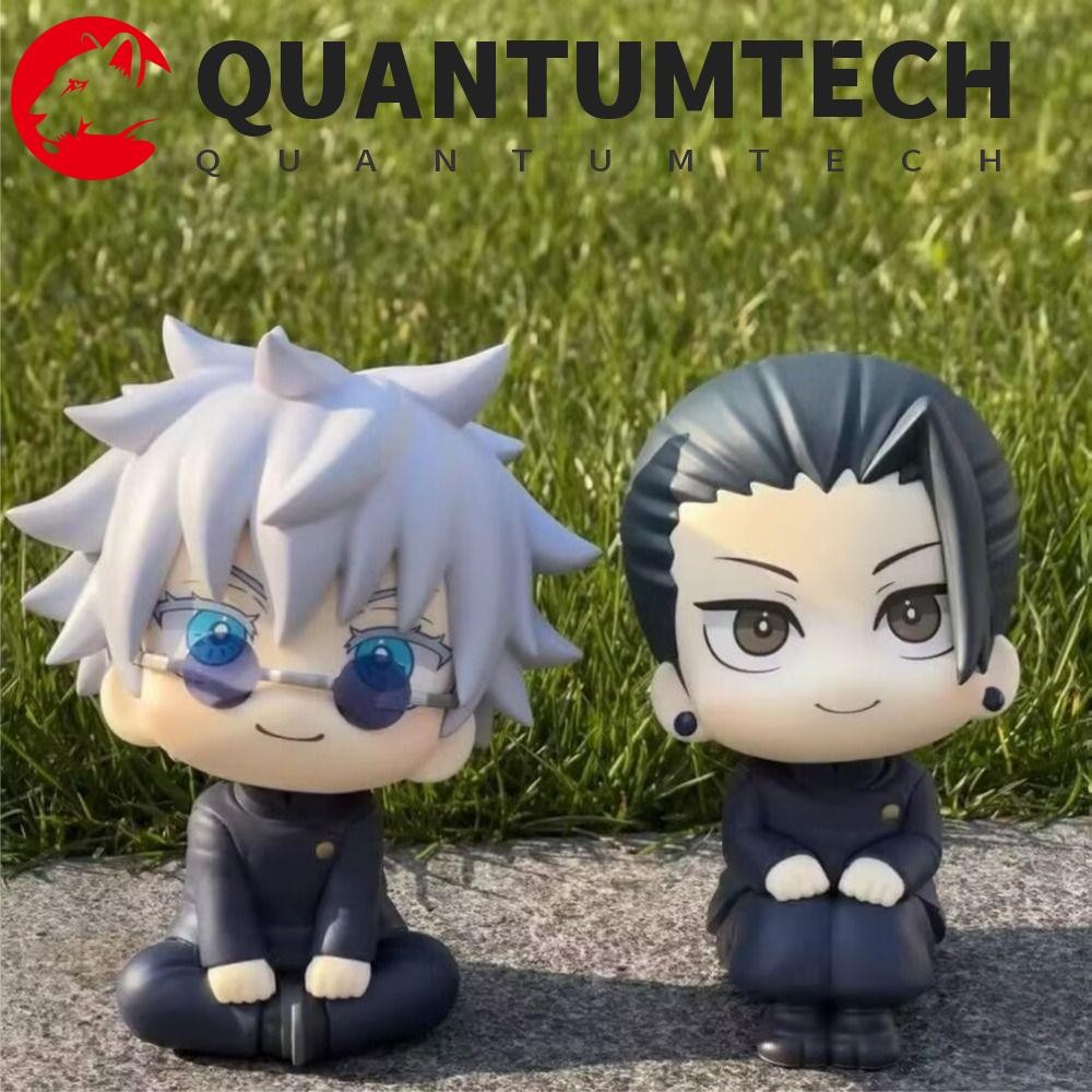 QUANTUMTECH Jujutsu Kaisen Mini Figures, Inumaki Toge Itadori Yuji Satoru Gojo รูป, รุ่น Q นั่ง ...