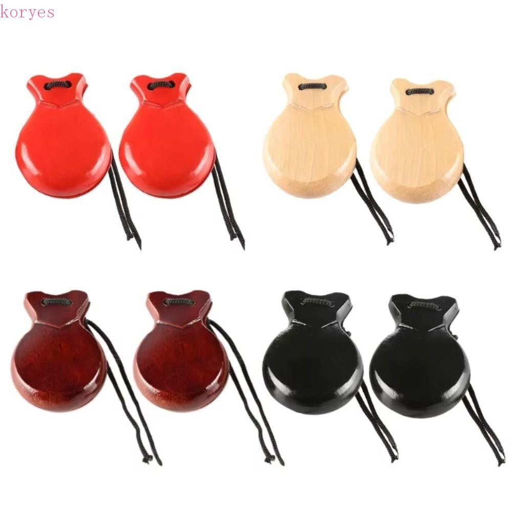KORYES Flamenco Dance Castanets, Hand Clapper สเปน Castanets, ชายหญิง ...