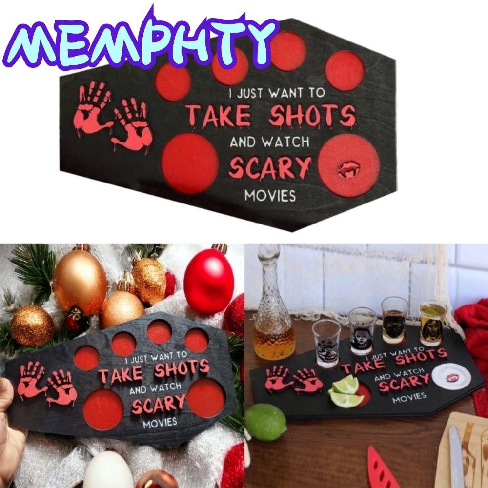 กระดานช็อต ความนุ่มนวล อุปกรณ์ทําครัวรูปโลงศพ ถาดฮาโลวีน ตกแต่งบ้าน ขนม ...