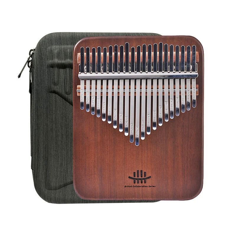 Hluru Professional Kalimba 21 Keys Black Walnut Thumb Piano Key C ...