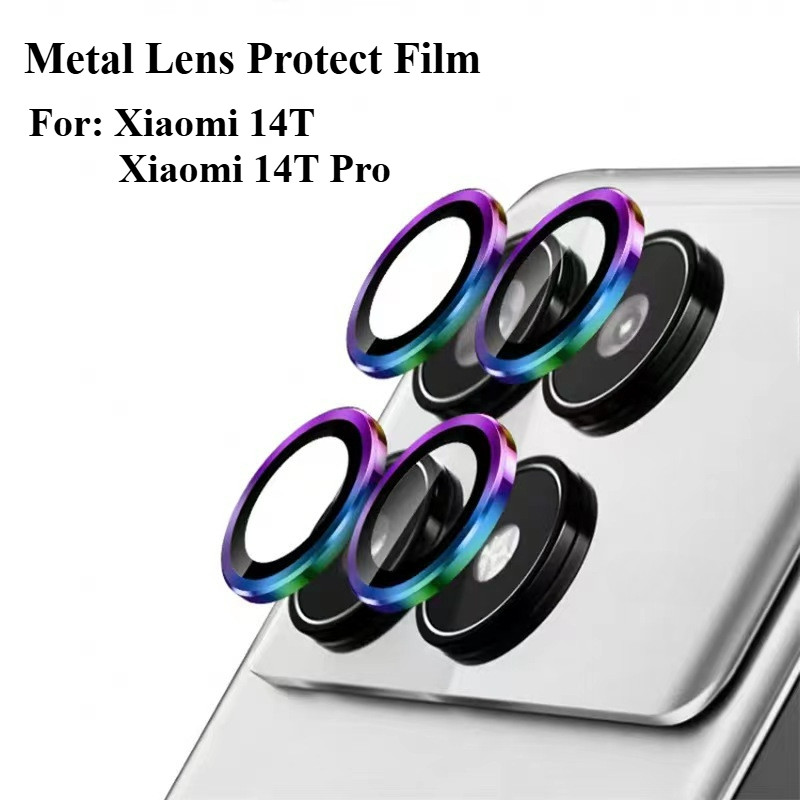 ฟิล์มเลนส์โลหะป้องกันการแตกสําหรับฟิล์มป้องกันเลนส์ Xiaomi 14T Pro ฝา ...