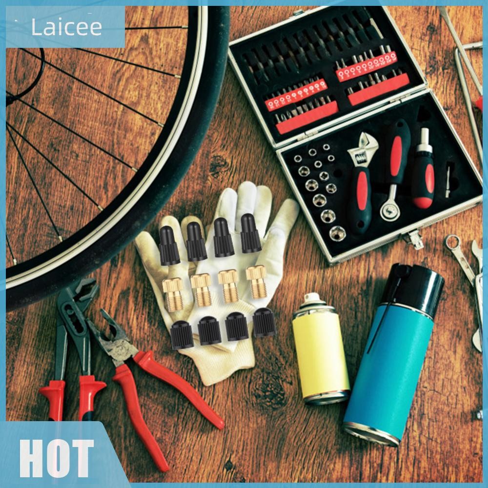 [Laicee.th] ชุดอะแดปเตอร์วาล์วจักรยานชุดอะแดปเตอร์ปั๊มยางแบบพกพา Inflator อุปกรณ์เสริมปั๊ม ...