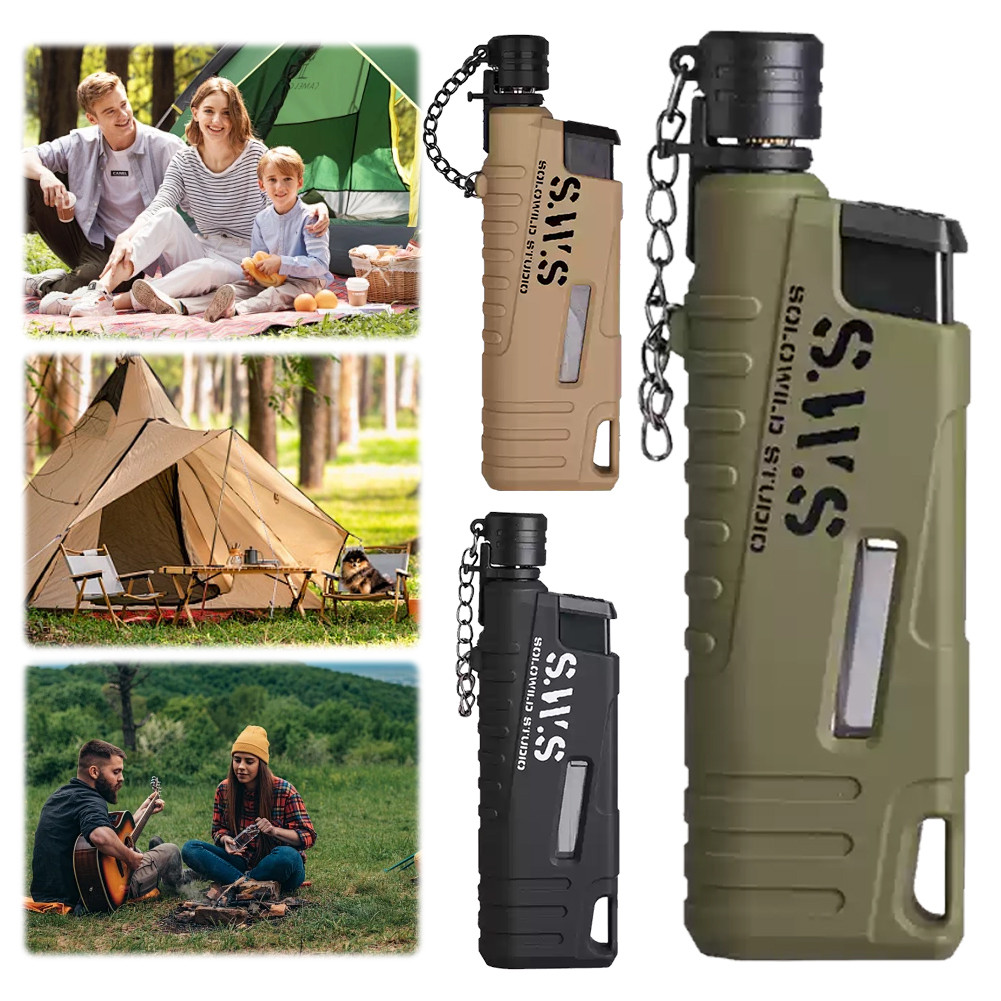 Camping Electronic Igniter Windproof Outdoor BBQ Igniter ของขวัญกันน้ํา ...