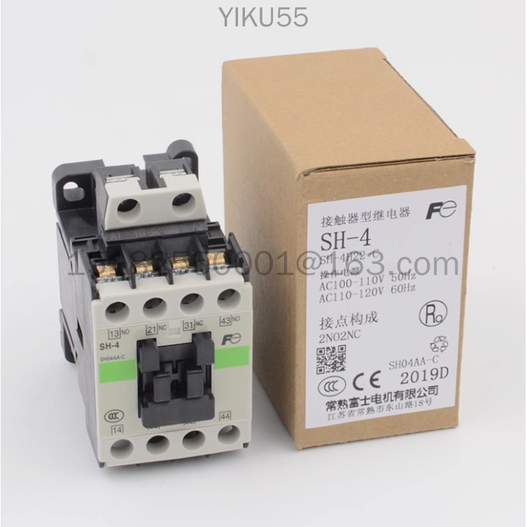 คอนแทคลิฟต์ Fuji SH-4-SH-4/G AC DC 24V 48V 110V 220V | Shopee Thailand