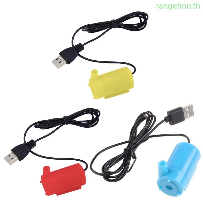 Ran Micro Submersible ปั๊มน้ําถังปลา Aquarium USB ขับเคลื่อนสําหรับ DC ...