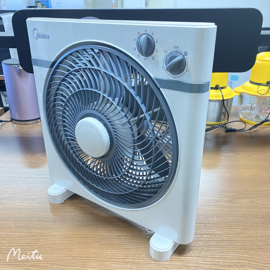 พัดลมไฟฟ้า Midea พัดลมตั้งโต๊ะ KYT30-15AW/KYT25-15AW พัดลมในบ้าน ขนาด 10 นิ้ว/12 นิ้ว พัดลมโชคดี ...