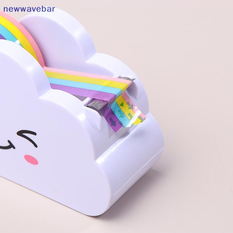 {}newwave} น่ารัก Cloud Masking Tape เครื่องตัดสติกเกอร์ Washi Tape Storage Organizer แท่นตัดเทป ...