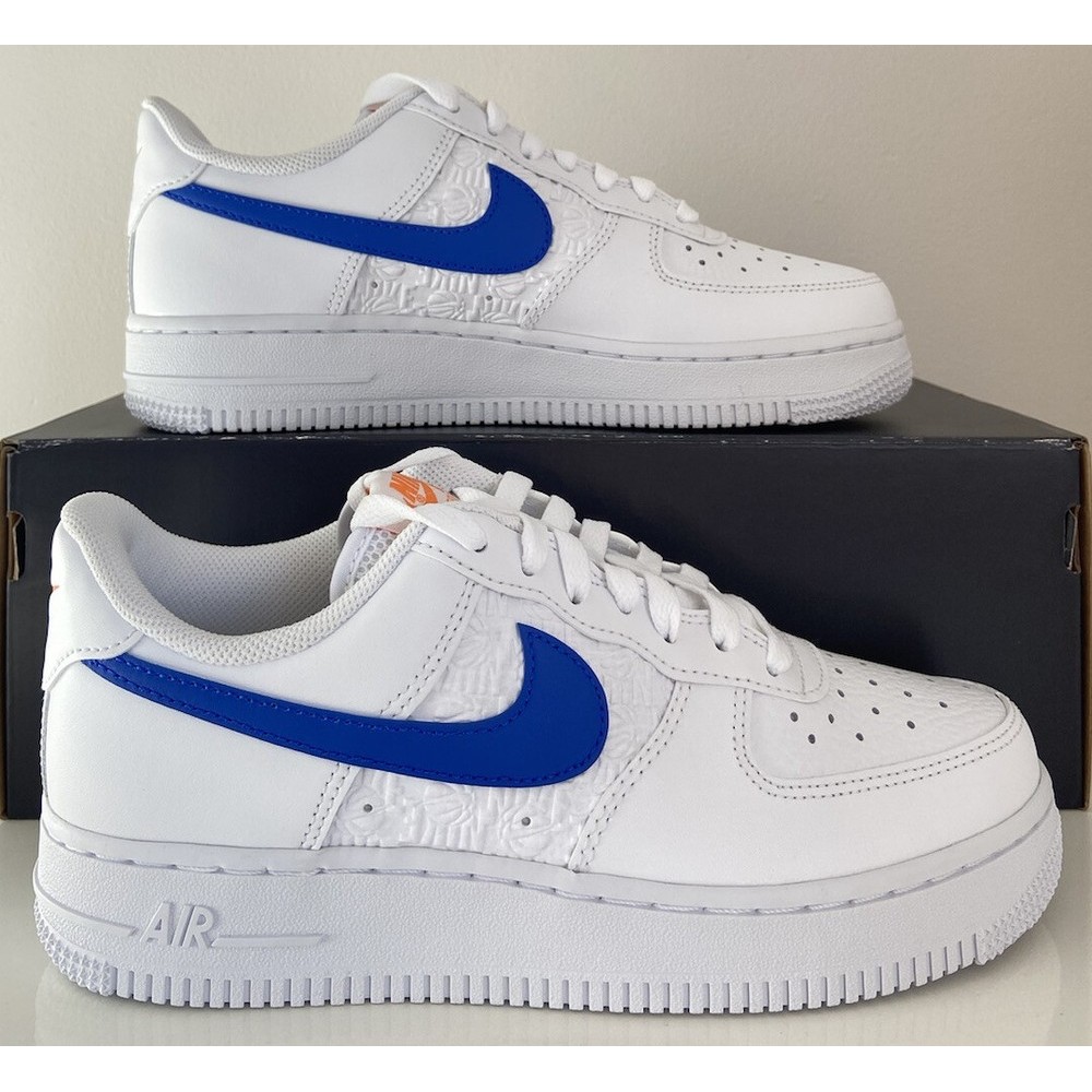 Nike Air Force 1 AF1 07 Trainers White/Racer Blue FD0667 100 | Shopee ...