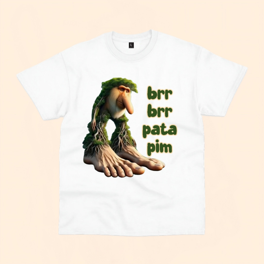 เสื้อยืดเด็ก Anomali brr patapim ชื่อที่กําหนดเองฟรี | Shopee Thailand