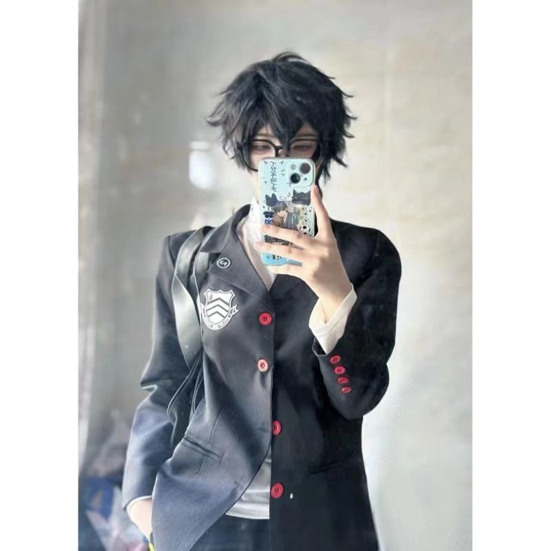 Persona 5/P5 Ammiya Ren JOKER ชุดนักเรียน คอสเพลย์ การ์ตูน นิทรรศการ ...
