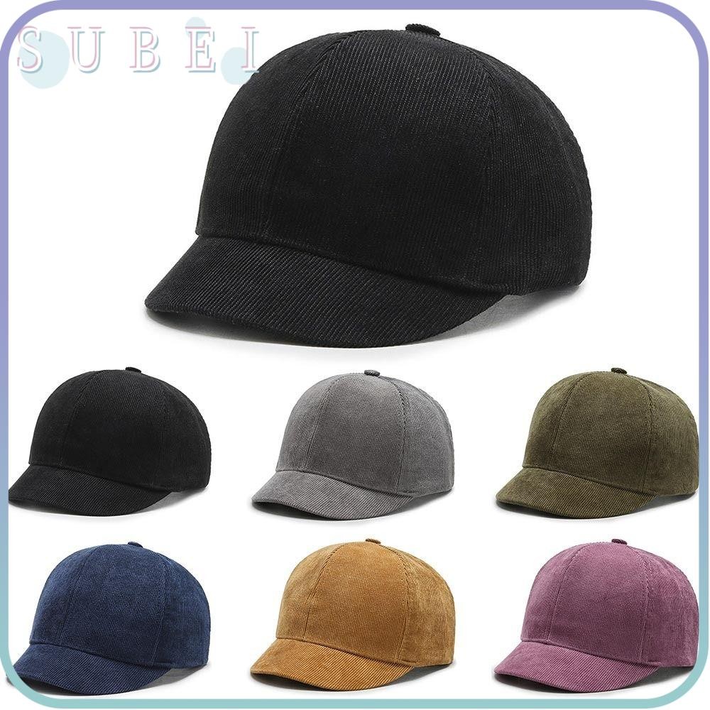 Sukaa Peaked Cap, ปีกสั้นกลางแจ้ง Shade เบสบอลหมวก,สีทึบปรับ Fastener ...