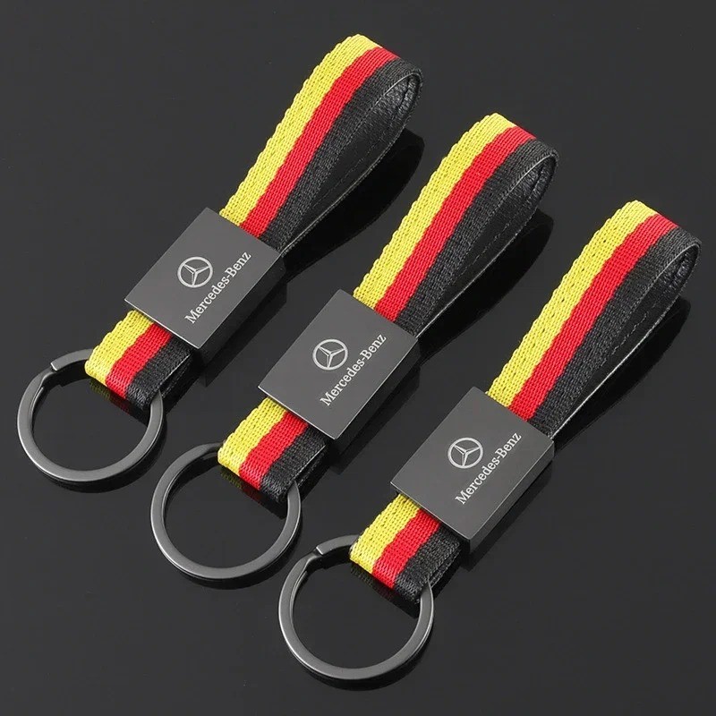 โลโก้รถ Key Chain สําหรับ Mercedes Benz W210 W211 W164 CLA CLK CLS GLA ...