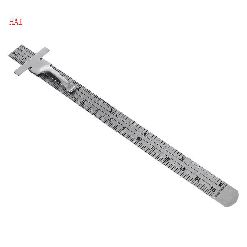 เฮ้ ไม้บรรทัดกระเป๋าเลื่อนขนาด 6 นิ้วเครื่องมือวัดจบการศึกษาเมตริกความ ...