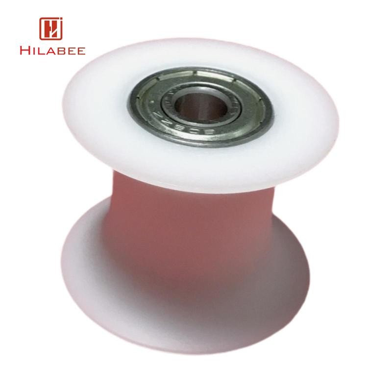 Hilabee U Groove Pulley ล้อ Rolling Bearing ล้อเปลี่ยนอุปกรณ์เสริม Stable Sealed Smooth Metal ...