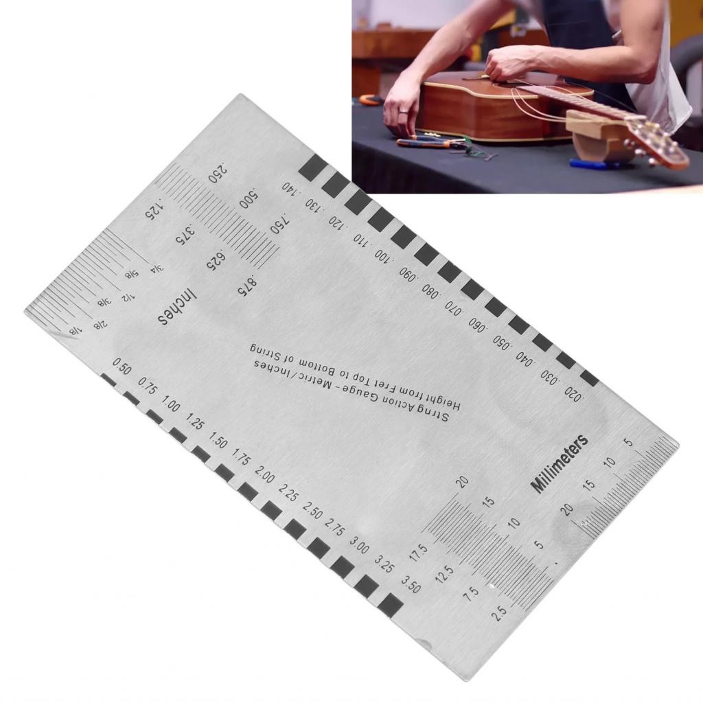 String Action Ruler Multifunctional Stainless Steel Long Service Life ...