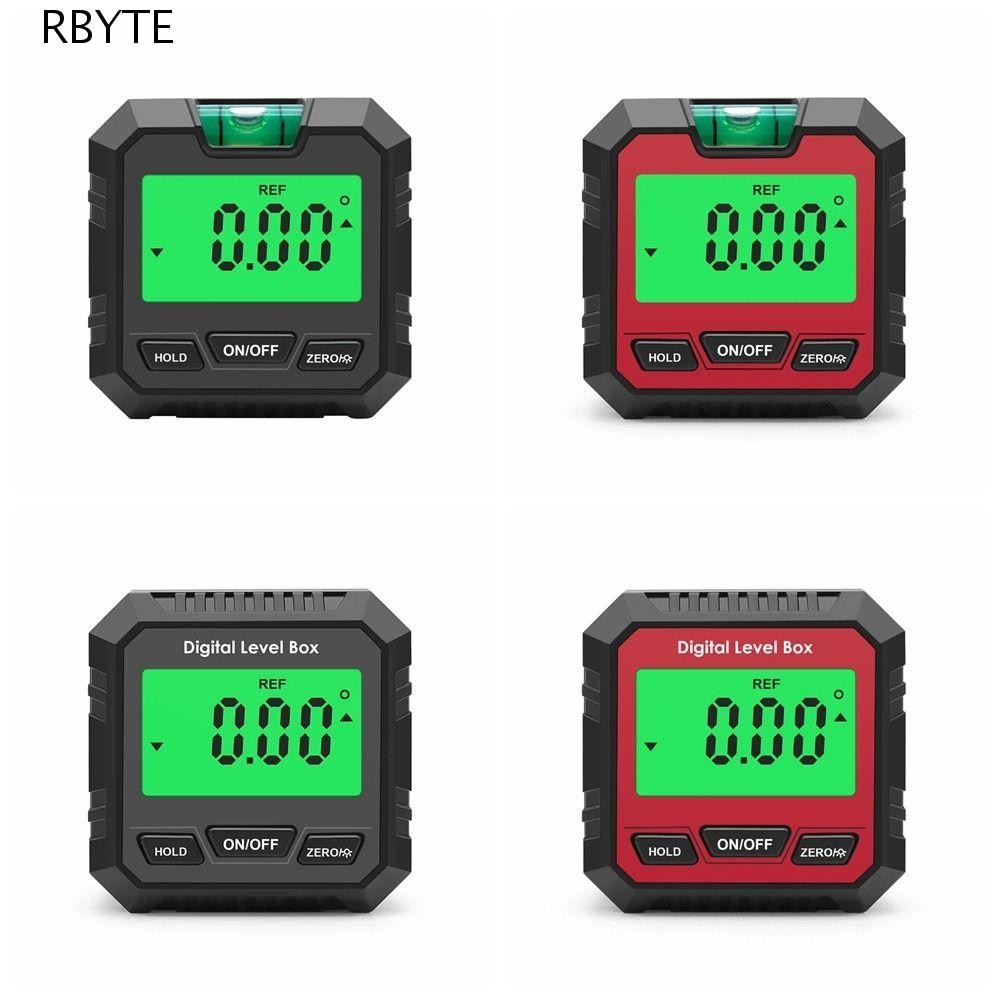 RBYTE 360 องศามุม Finder, แม่เหล็กที่ถูกต้องกล่องระดับดิจิตอล, Goniometer หน้าจอ Lcd ขนาด ...