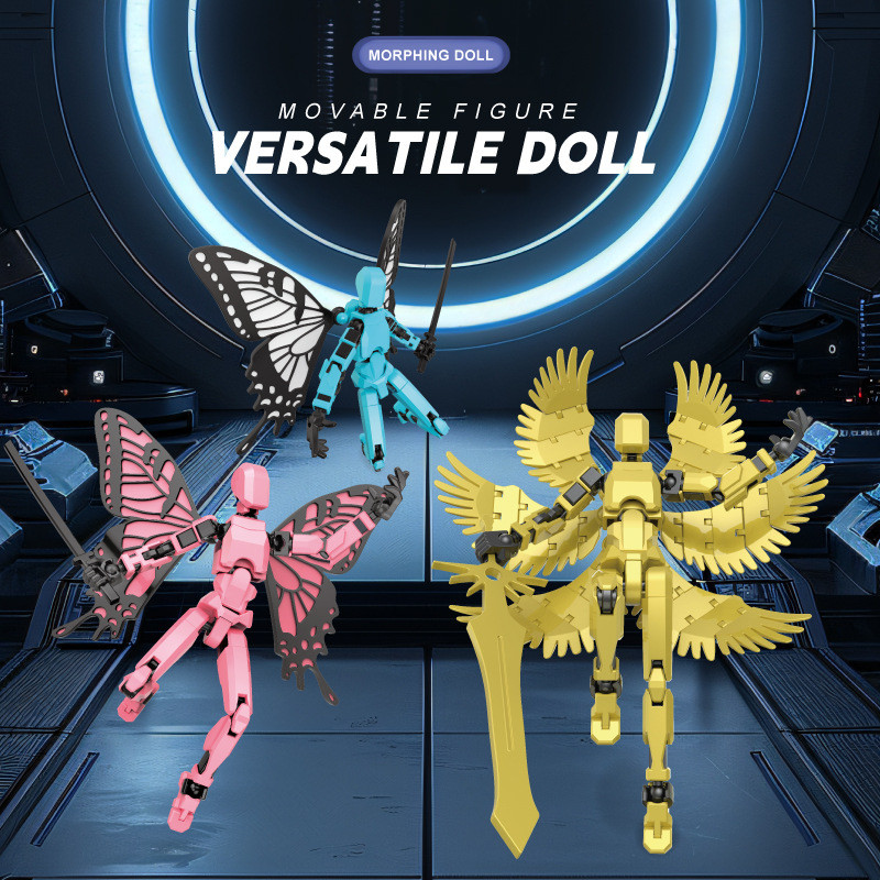 สินค้าใหม่ Lucky 13 Dummy Action Figure ผีเสื้อ Spirit หกปีก Angel Vs ...