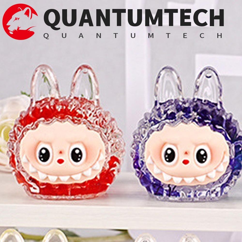QUANTUMTECH การ์ตูนอะคริลิค Labubu ของเล่น, น่ารัก Night Glow Candy สี Labubu ตุ๊กตา, รูปปั้น ...