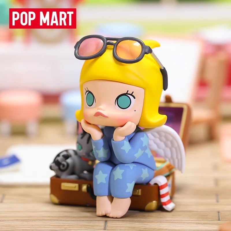 Popmart POPMART MOLLY I Want to Travel Figure อินเทรนด์ผลิตภัณฑ์ใหม่ ...
