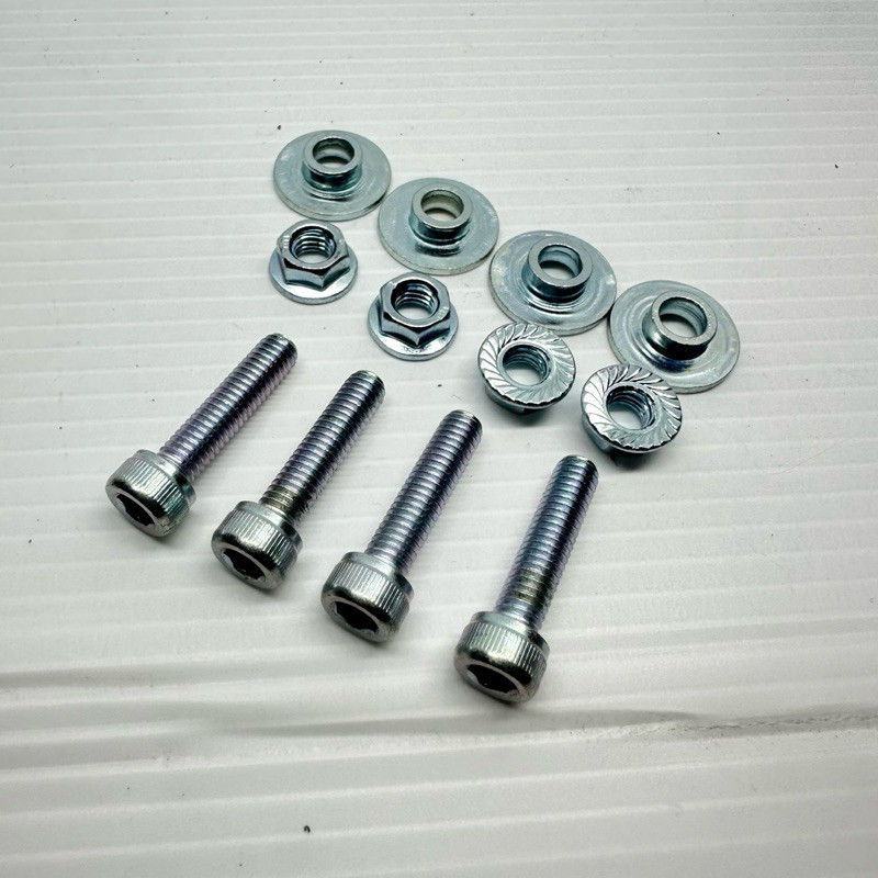 4 ชุด bolt boss แหวน 10 L m6x20 น็อต m6 bolt แหวนน็อตชุดหมายเลขแผ่นน็อต ...