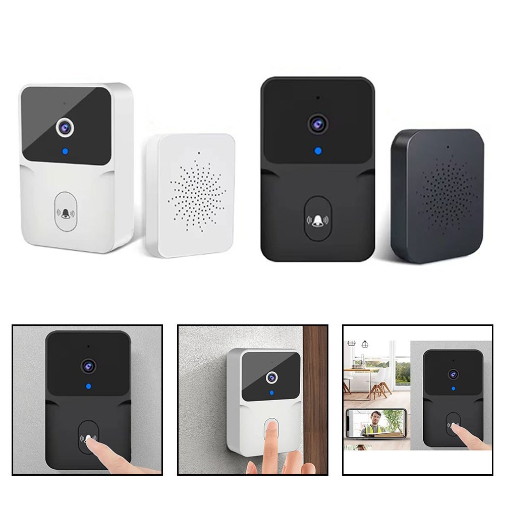 Wireless Two Way Intercom Video Doorbell Compatible with For Tuya For ...