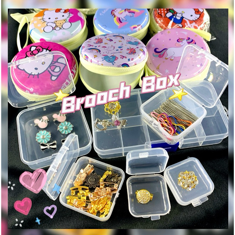 Lavivi อุปกรณ์เสริม Bekas Simpan Pin Kerongsang Kotak โกสนพลาสติกขนาด ...