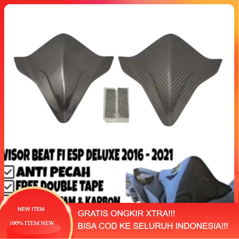 กระบังหน้า FISOR BEATFI BEAT ESP BEAT ใหม่ทั้งหมด BEAT WINDSHIELD ANTI ...