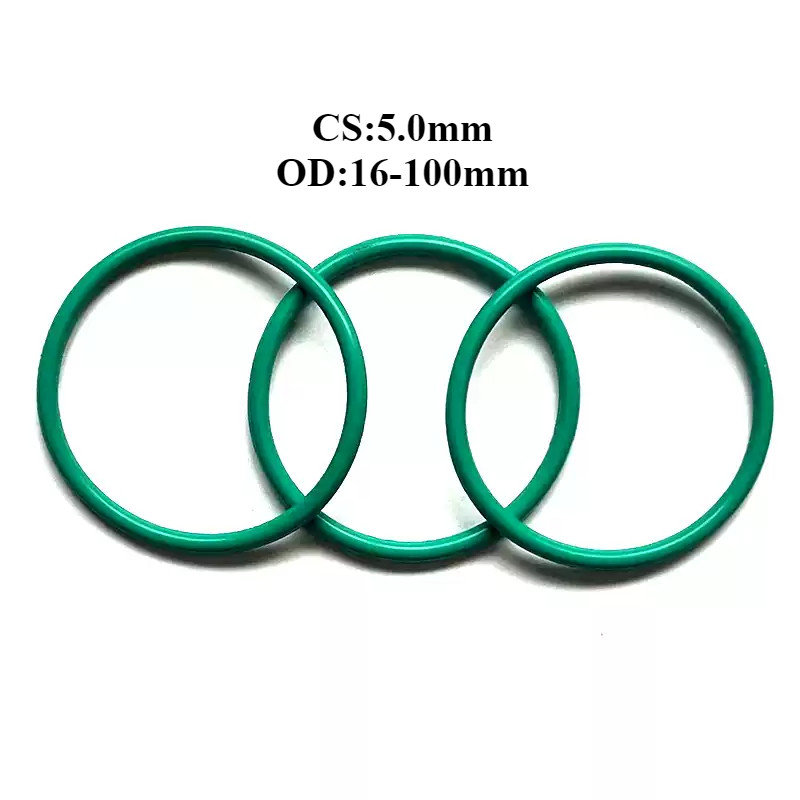 [HJC-Ly-w] โอริง ORing O-ring ยางโอริง FKM เลือกขนาดได้ สีเขียว (เส้นผ่าศูนย์กลางภายนอก 16-100 ...