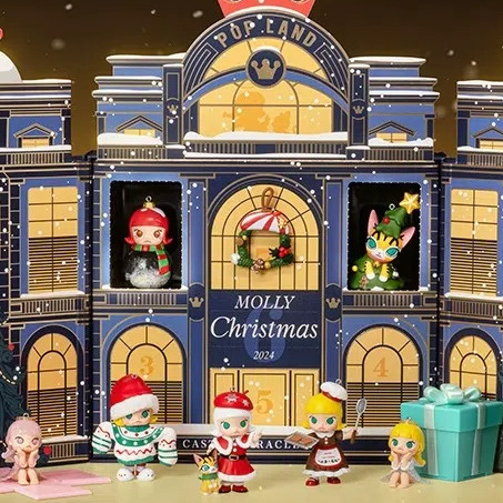 POPMART MOLLY Christmas 2024 คริสต์มาส 2024 กล่องตาบอด สไตล์ที่เลือกได้ ...