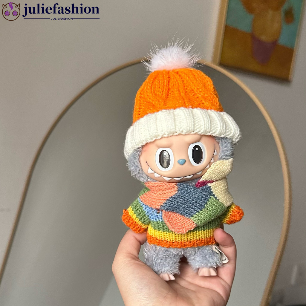 Jh (เฉพาะผ้า) 17Cm labubu น่ารักตกแต่ง Little Cloths labu เสื้อผ้าเด็ก ...