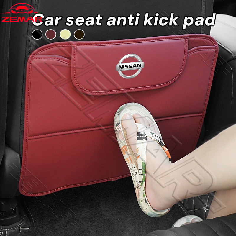 Nissan รถหนังที่นั่ง Anti-Kick Pad Anti Scratch Mat กันฝุ่นสําหรับ ...