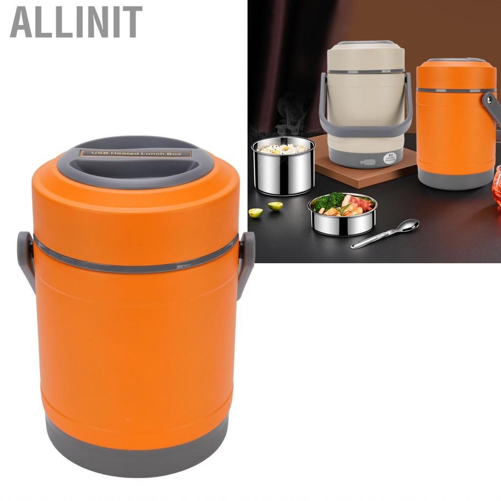 Allinit Fockety Electric Lunch Hunch Box ความจุสแตนเลสอุ่นสำหรับผักซุป ...