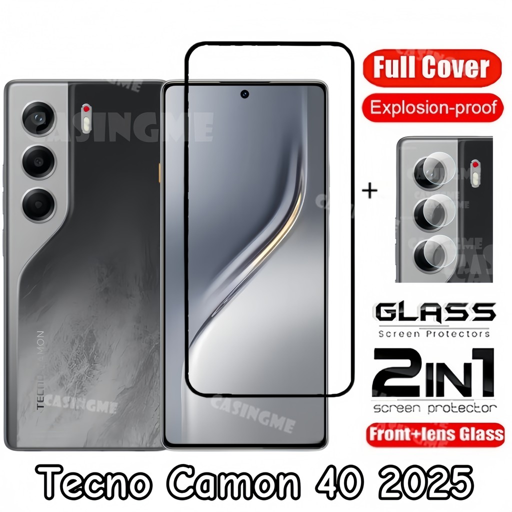 สําหรับ Tecno Camon 40 4G 2025 ป้องกันหน้าจอโปร่งใสเต็มรูปแบบฟิล์ม ...