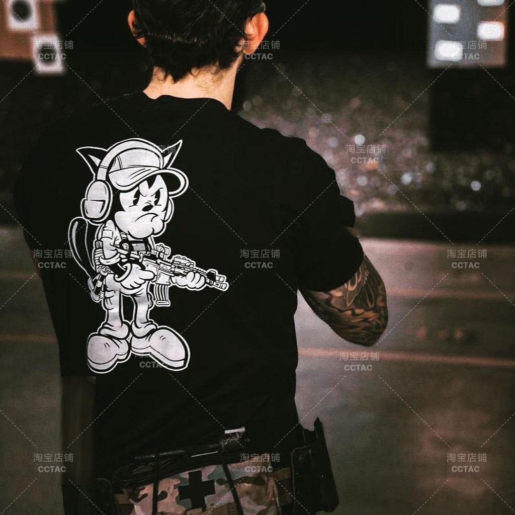 [CCTAC] BCM Tactical Wind RIFLE COMPANY การ์ตูนการพิมพ์ TEE T ...