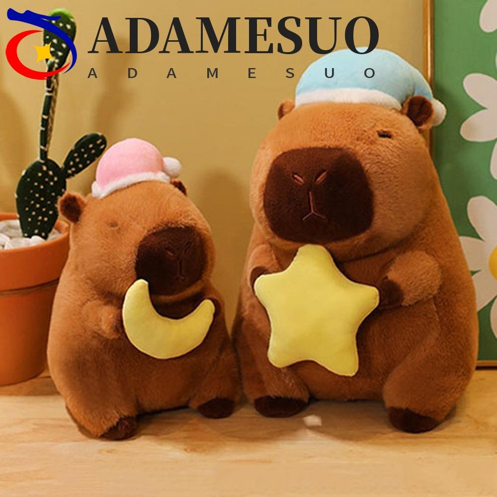 ADAMESUO Goodnight Capybara ตุ๊กตา, Moon Star Capybara ตุ๊กตาของเล่น ...