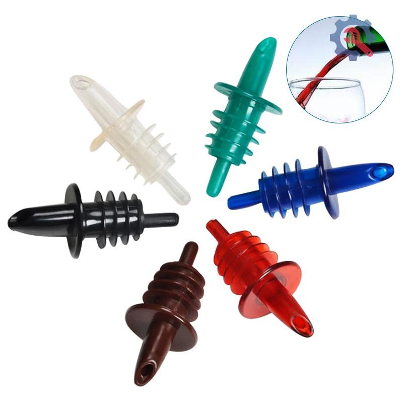 [GEX] 10 ชิ้นฟรี-โฟลว์ขวดเหล้า Pourer ขวดพลาสติก Pourer Liquor Pour Spouts Bar อุปกรณ์ไวน์ [TH ...