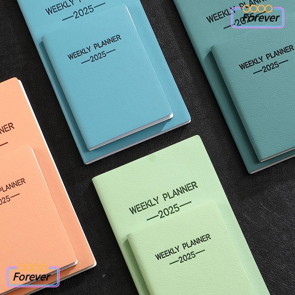 Forever 2025 หนังสือวาระ, A6/A7 English 2025 Planner Notebook, Minimalist To Do List with ...
