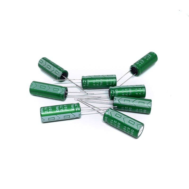 1/2/5/10 ชิ้น 2.7V Super Farad Capacitor 0.3F/0.8F/1F/1.5F/2F/3F/4F/5F ...