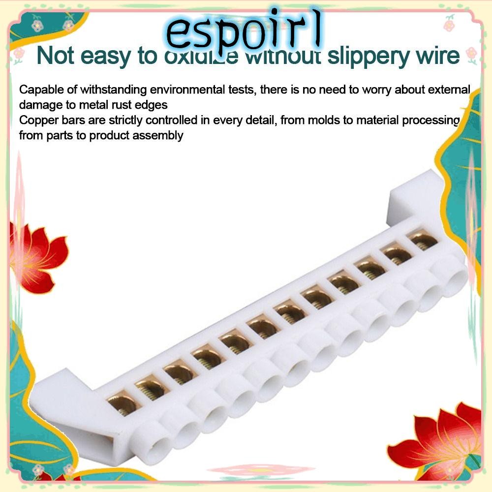 Espo Zero Row, ทองเหลืองพร้อมรูสกรู Grounding Terminal Block, สกรู ...