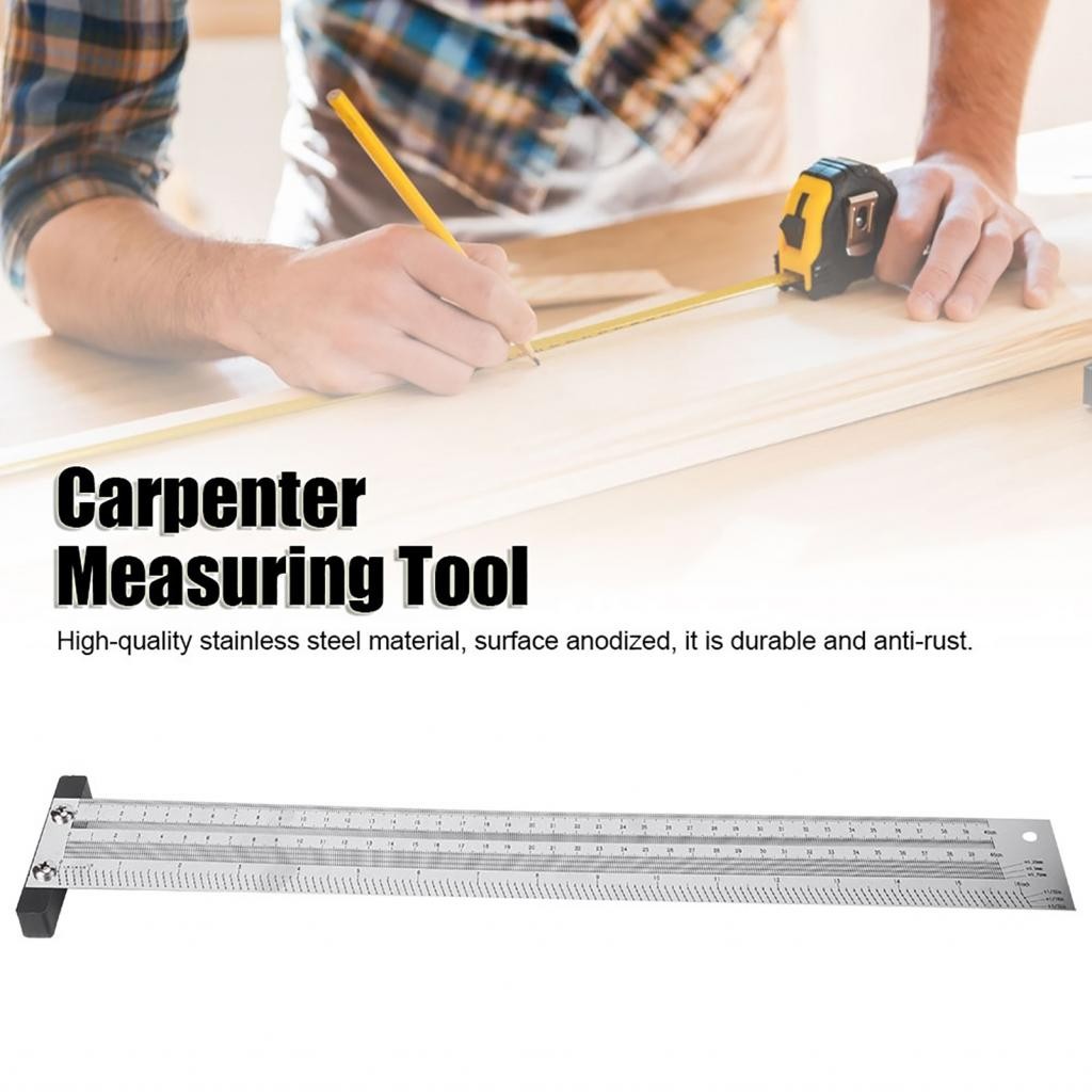 8in/12in/16in High Marking Lineไม้บรรทัดสแตนเลสงานไม้Scribingวัด ...