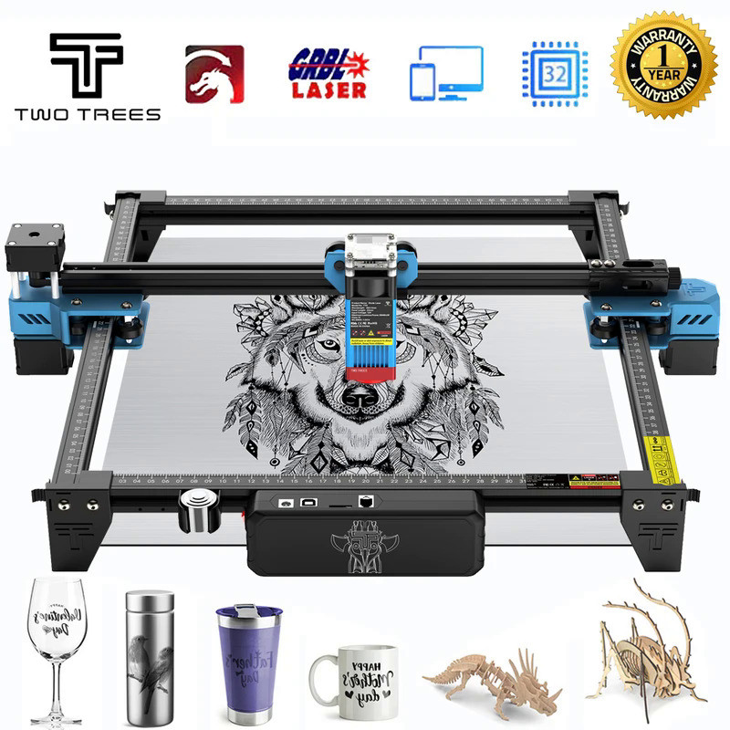Twotrees Laser Engraving Machine TTS-55 PRO 40W TTS-10PRO 80W Metal ...